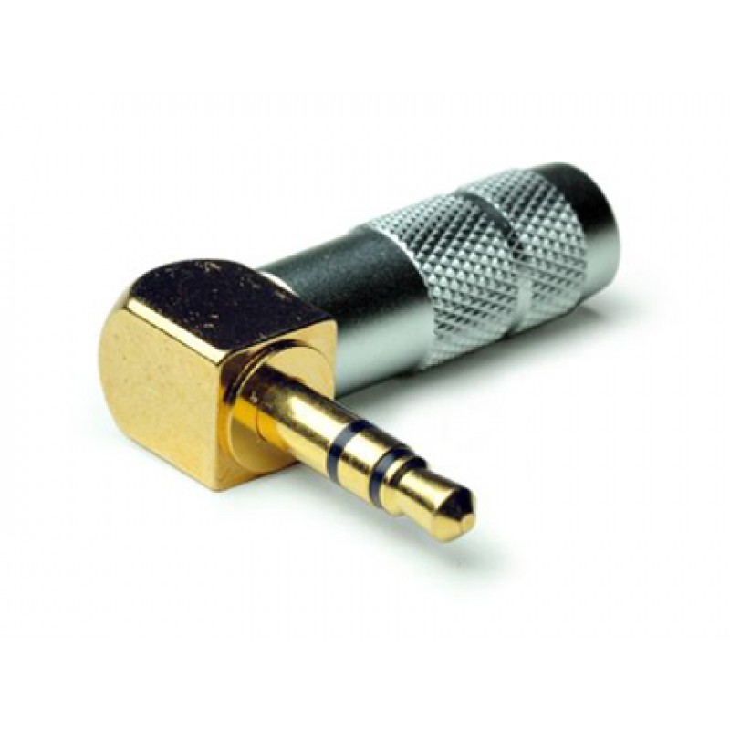 Oyaide 3.5mm 1/8" Gold Plated Jack "Angled" ( for iPod LOD and ...